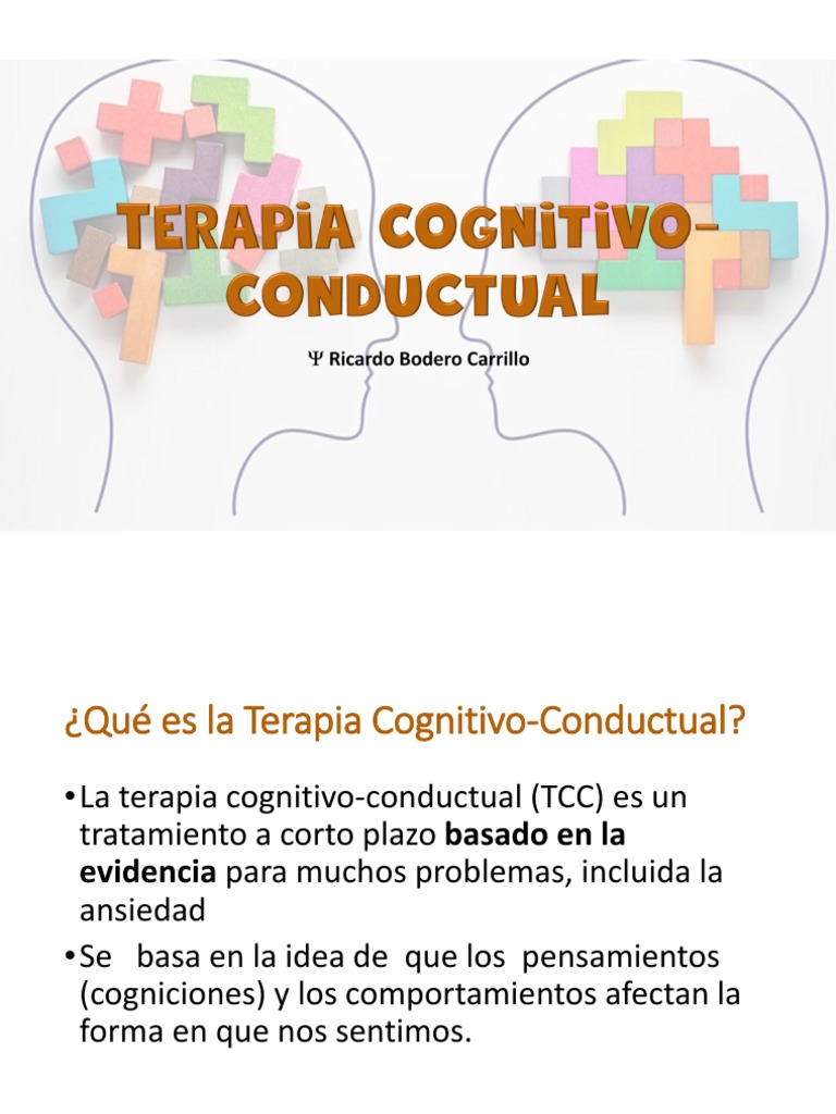 00 Terapia Cognitivo Conductual Pdf Terapia De Conducta Cognitiva 4889