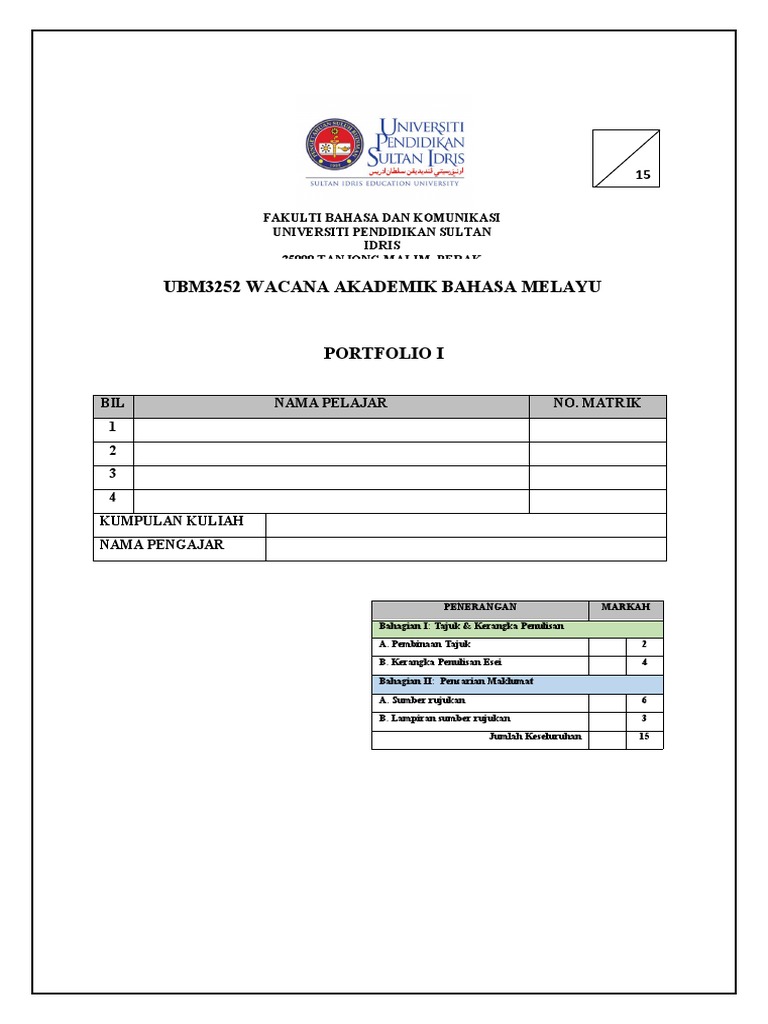 1 - Templat Portfolio 1 | PDF
