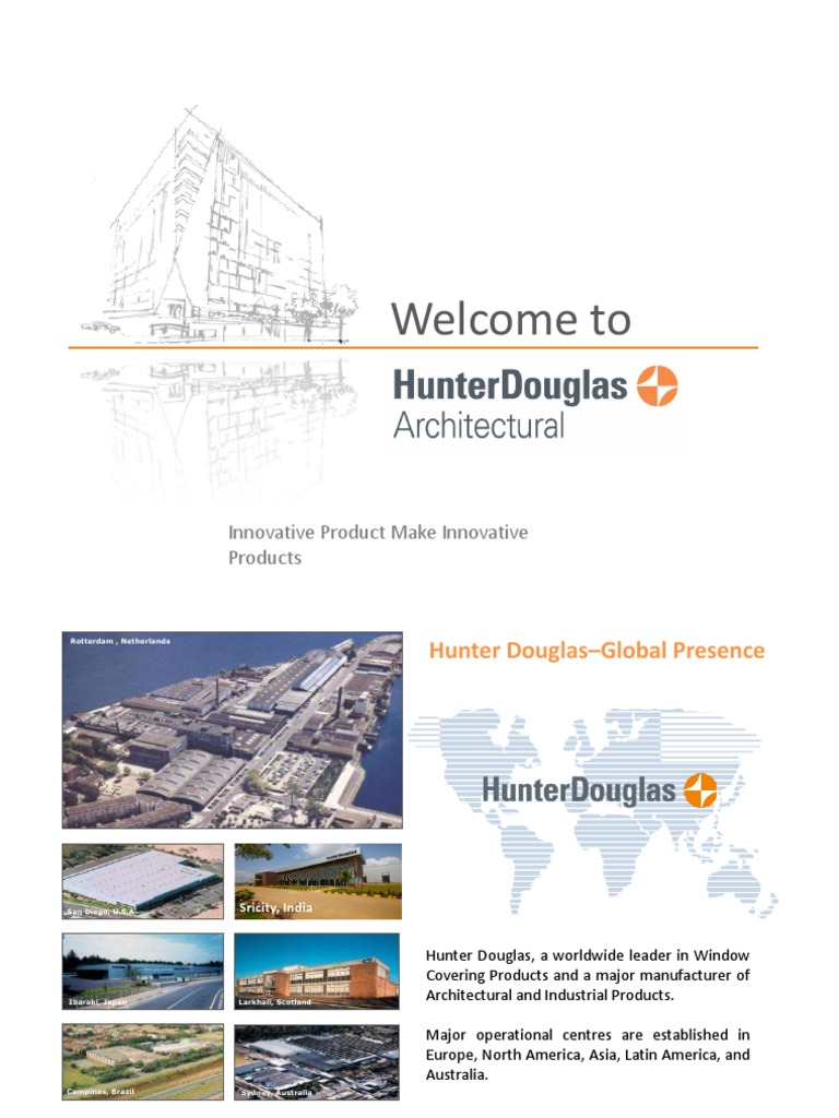 02 Presentation - Hunter Douglas India | PDF