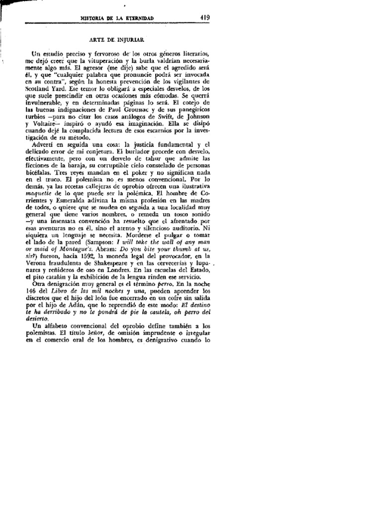 Arte de Injuriar | PDF