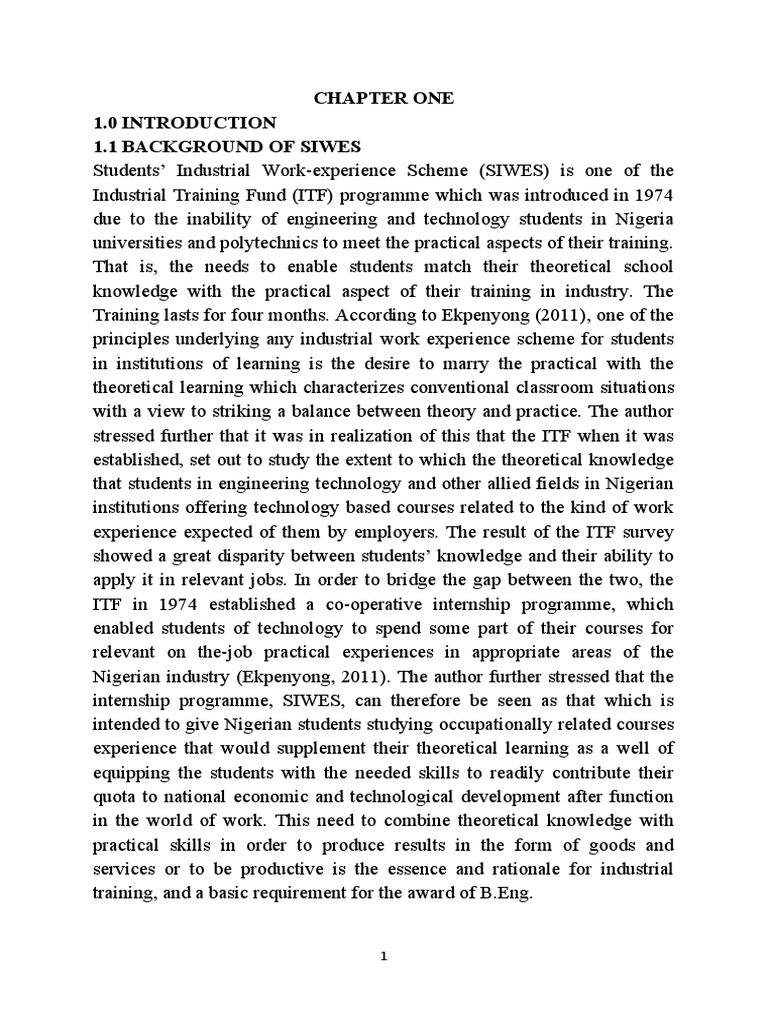 Overview of SIWES in Civil Engineering | PDF | Road | Engineering