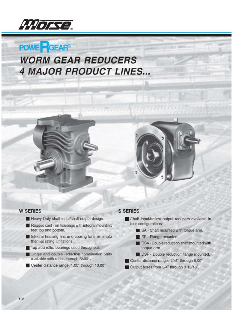 Reductores Morse | PDF