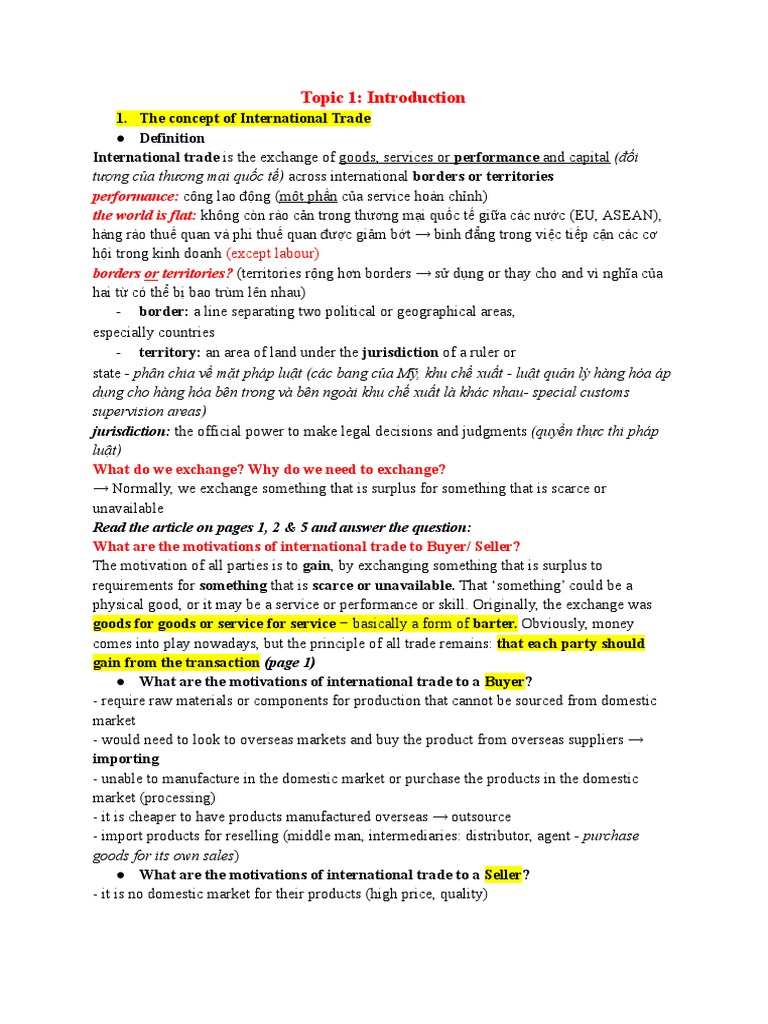Understanding International Trade Finance | PDF | Business | Finance ...