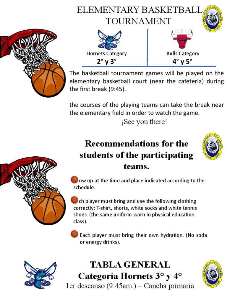 Basketball Tournament | PDF | Equipos de la Asociación Nacional de ...
