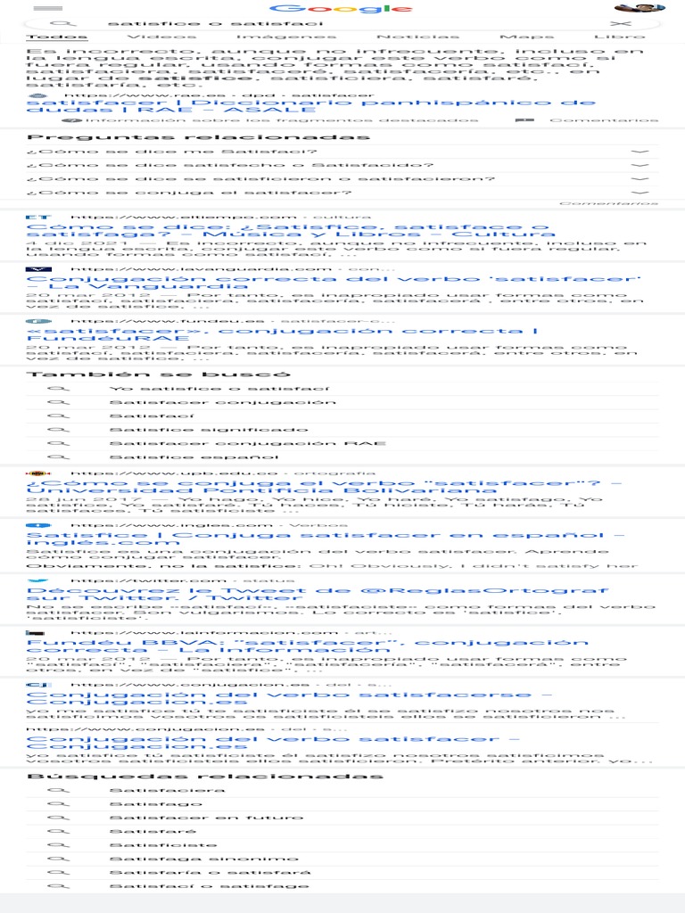 Satisfice o Satisfaci - Buscar Con Google | PDF | Tipología Lingüística ...
