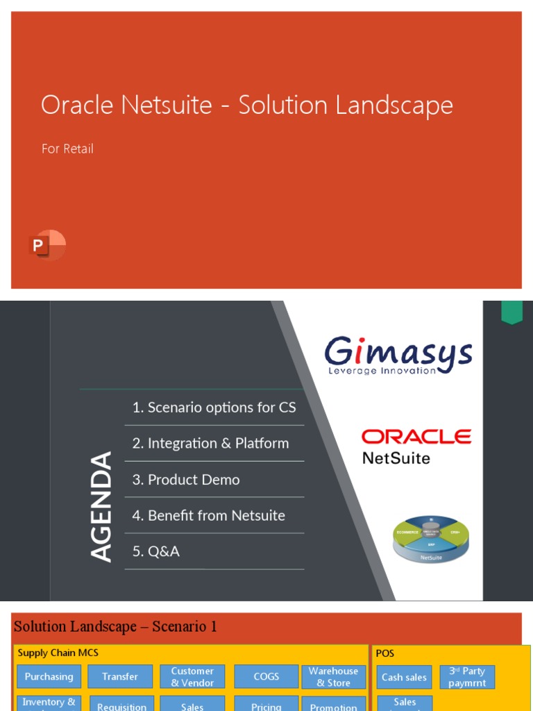 Oracle Netsuite Product Demo | PDF | Point Of Sale | Enterprise ...