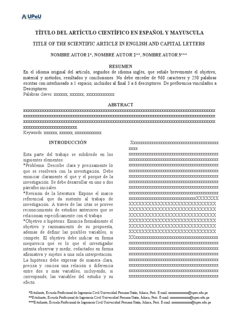 Formato de Artículo Científico FINAL | PDF | Muestreo (Estadísticas ...