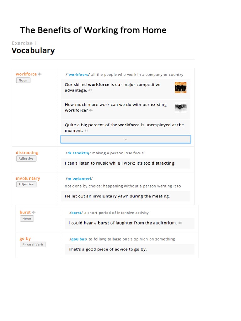 18.the Benefits of Working From Home | PDF