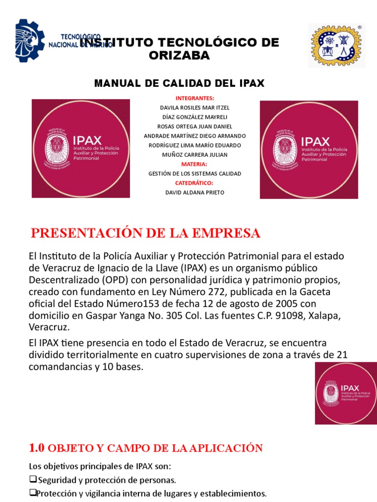 Equipo 2 IPAX | PDF | Calidad (comercial) | Auditoría