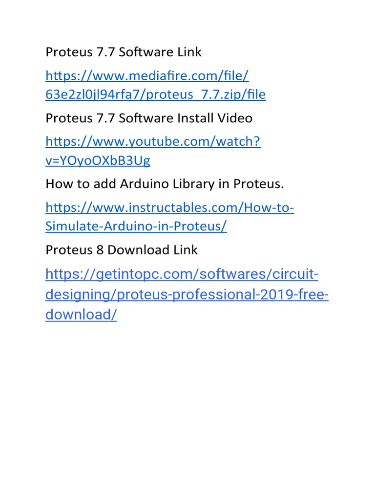 and Install Proteus and Arduino | PDF | Computers