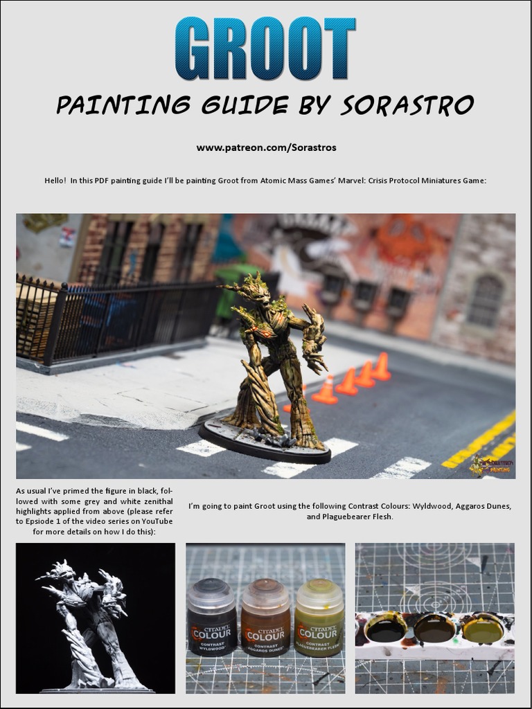 Groot Painting Guide | PDF