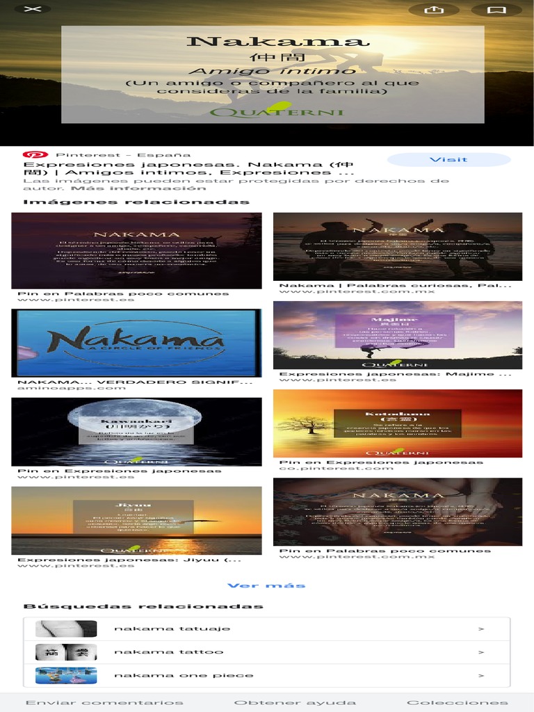 Nakama Significado - Buscar Con Google | PDF