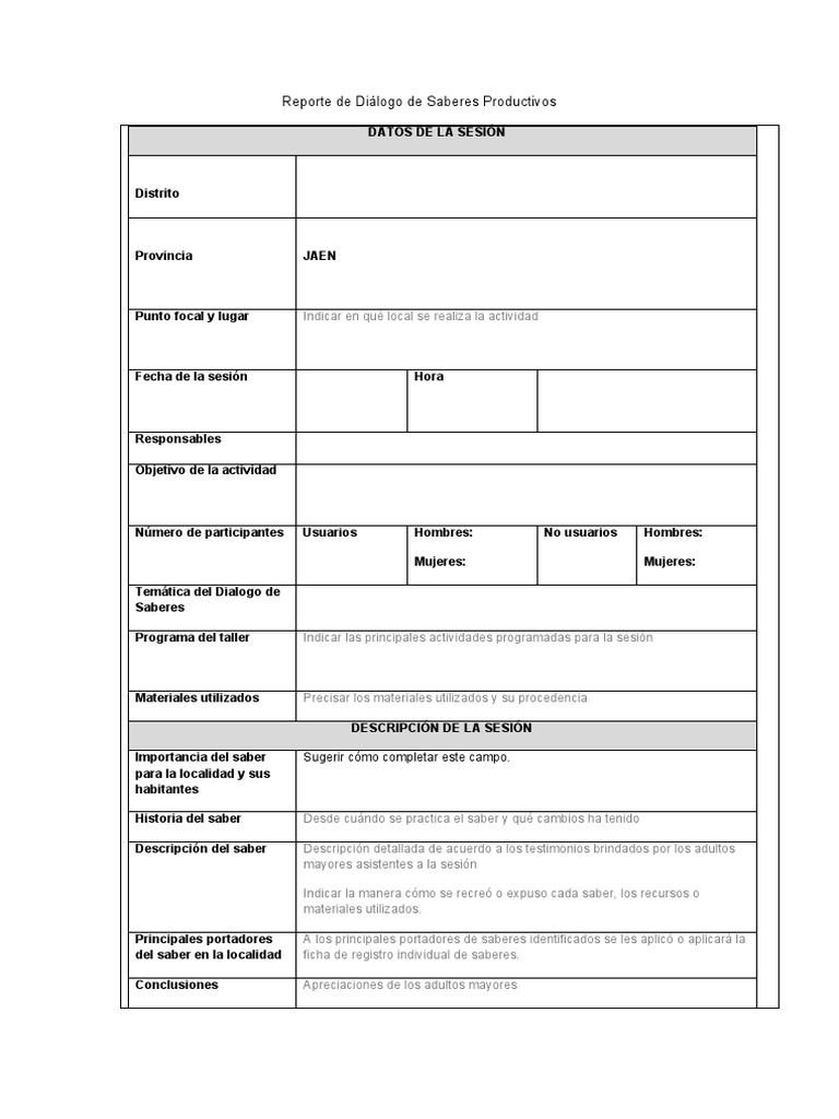 Modelo De Reporte De Dialogo De Saberes Pdf Informática 3915