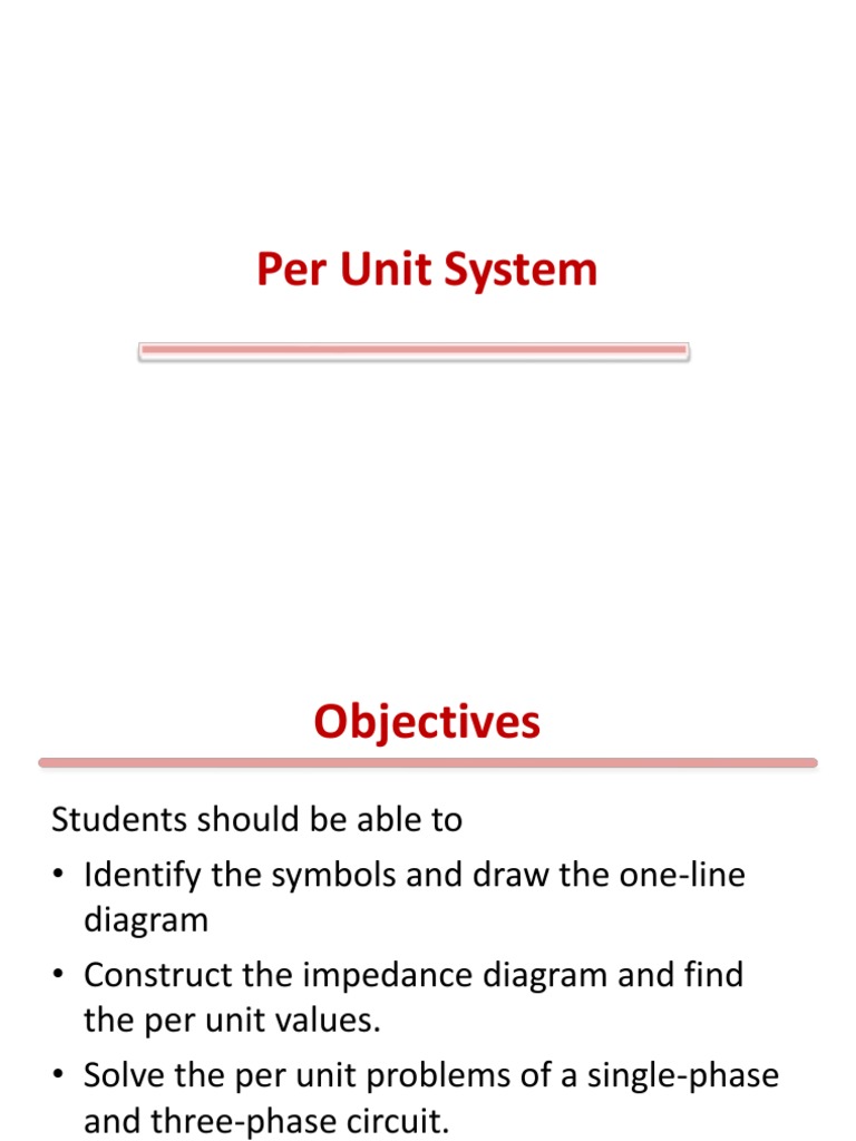 Per Unit System 2022 | PDF | Electric Power Transmission | Transformer