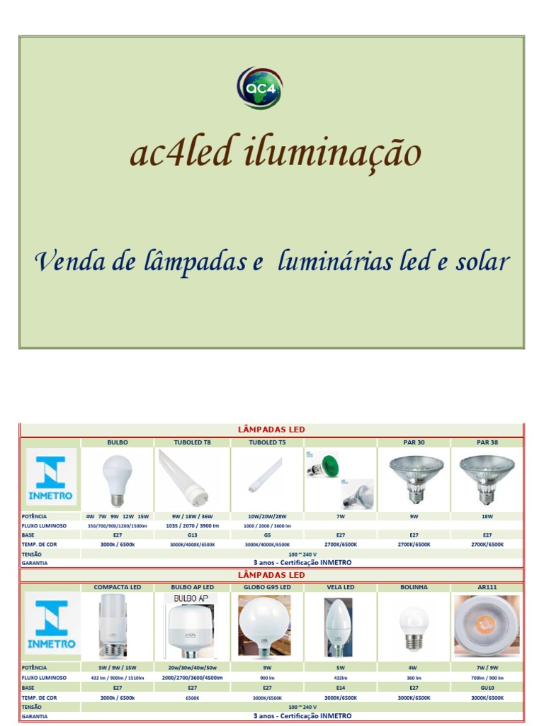 Catalogo Ac4 Led 2021 | PDF | Casa e Jardim