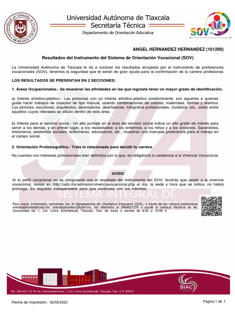 Comprobante SOV | PDF