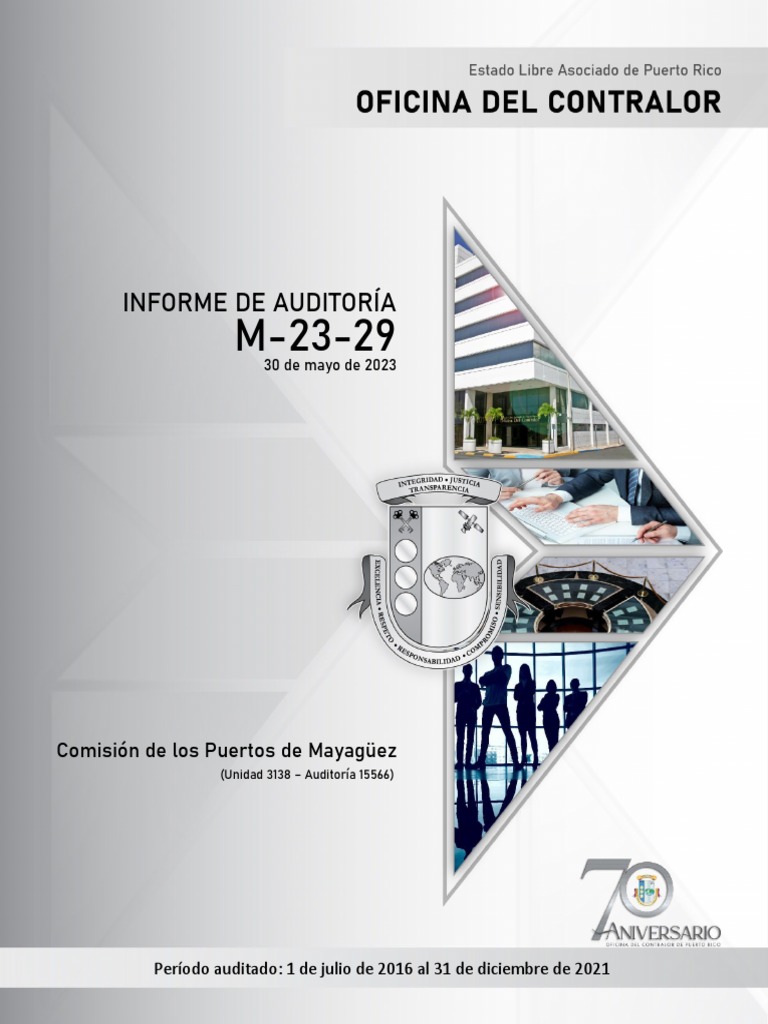Informe de Auditoría M-23-29 | PDF | Auditoría | Presupuesto