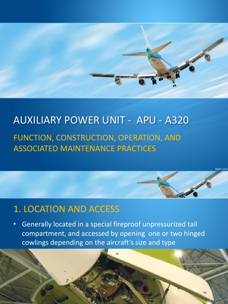 APU 320 Finished | PDF | Aviation | Engines