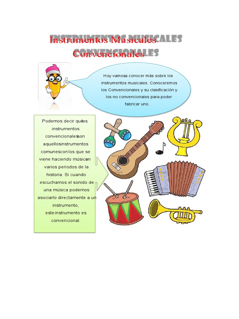 Instrumentos Convencionales y No Convencionales. | PDF