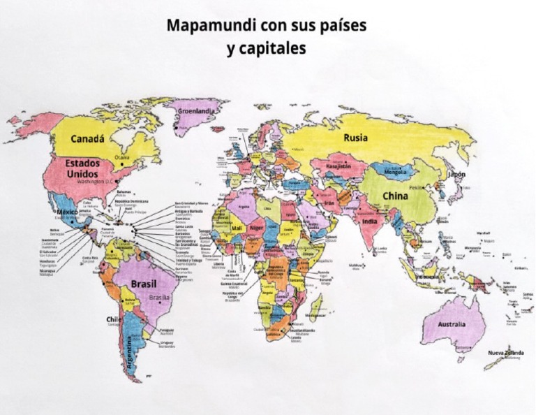 Pises y Capitales | PDF