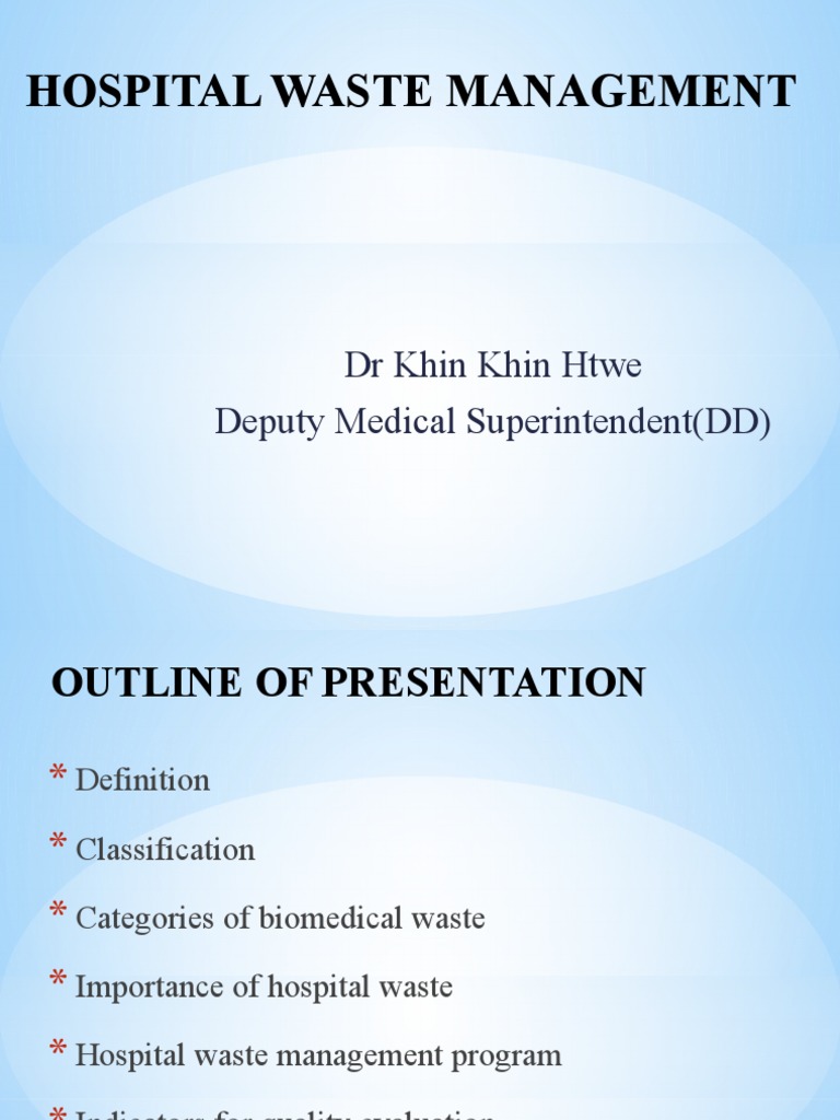 Hospital Waste Management Guide | PDF | Waste | Materials