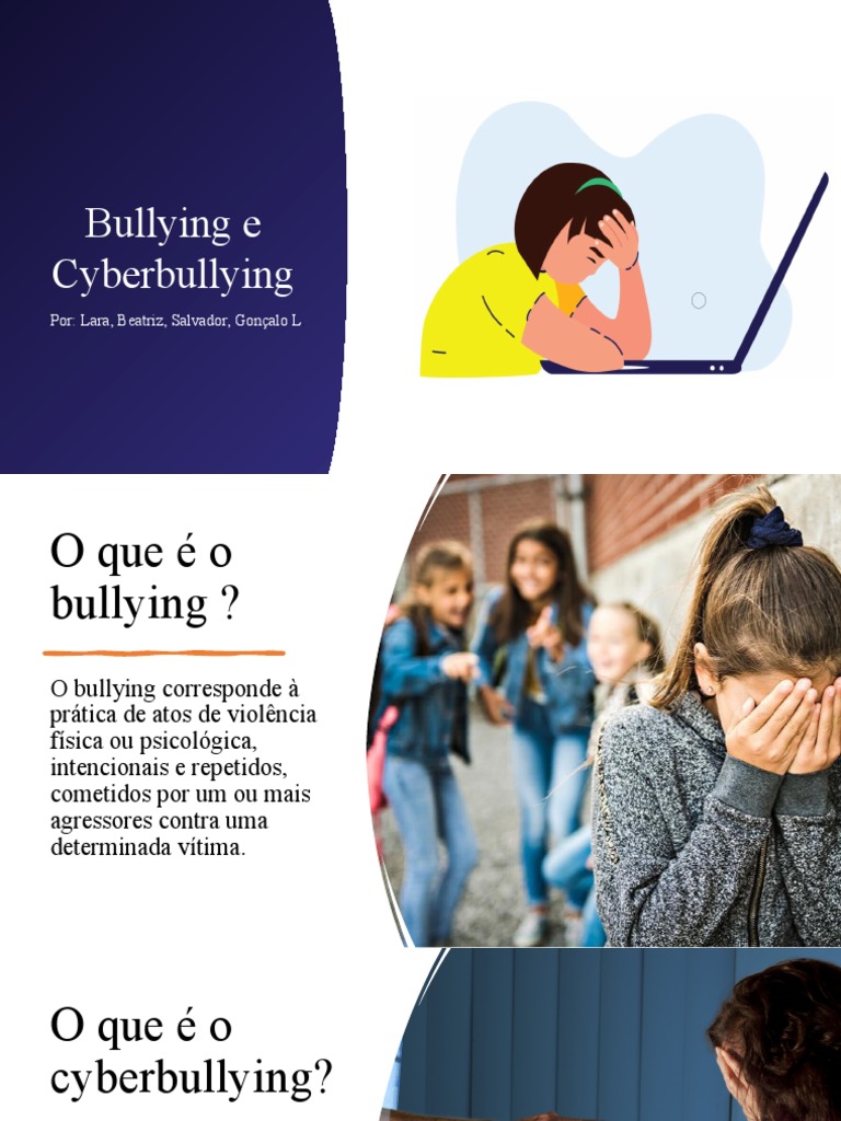 Bullying e Cyberbullying | PDF | Assédio moral/bullying | Cyberbullying