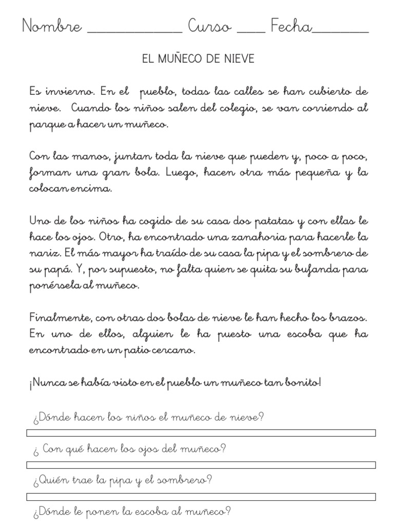 Fichas de Comprensión Lectora | PDF | Don Quijote | Aves