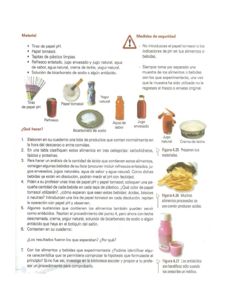 Práctica de Ácidos y Bases | PDF