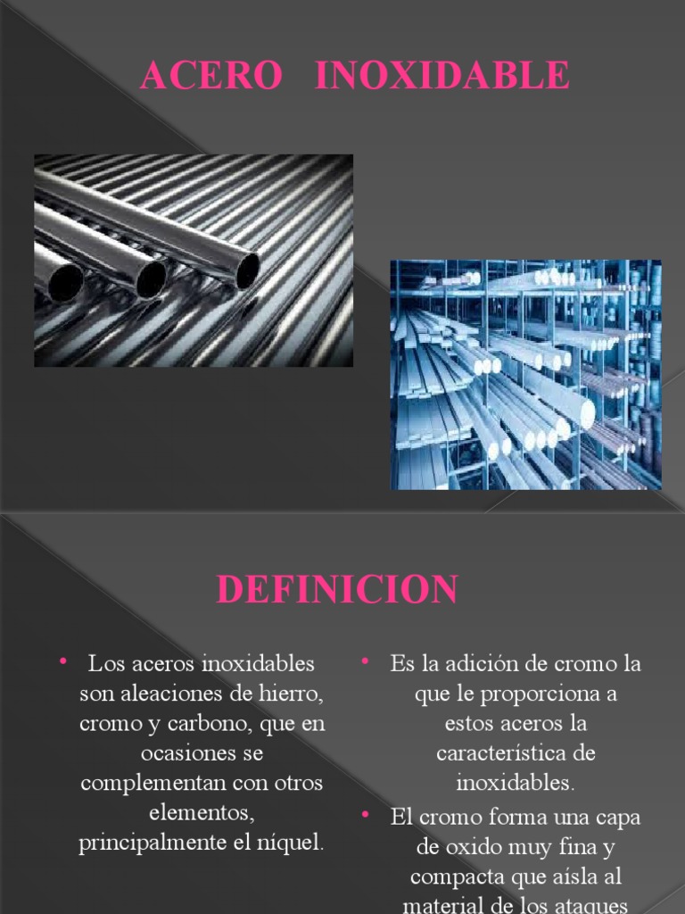 Acero Inoxidable | PDF | Acero inoxidable | Acero