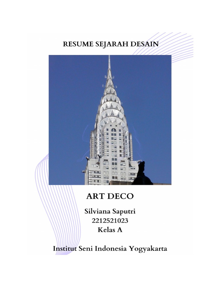 Sejarah dan Pengaruh Art Deco | PDF | Seni