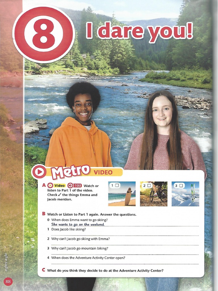 1 Metro Student Book e Workibook 02 | PDF