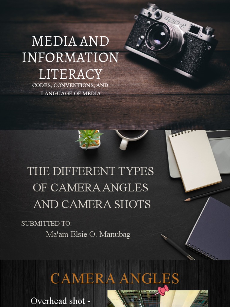 Types of Camera Angles and Shots | PDF