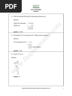SEA Math 2020 | PDF