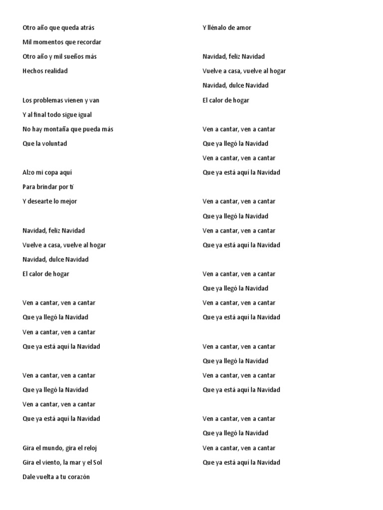 Cancion en Ingles | PDF