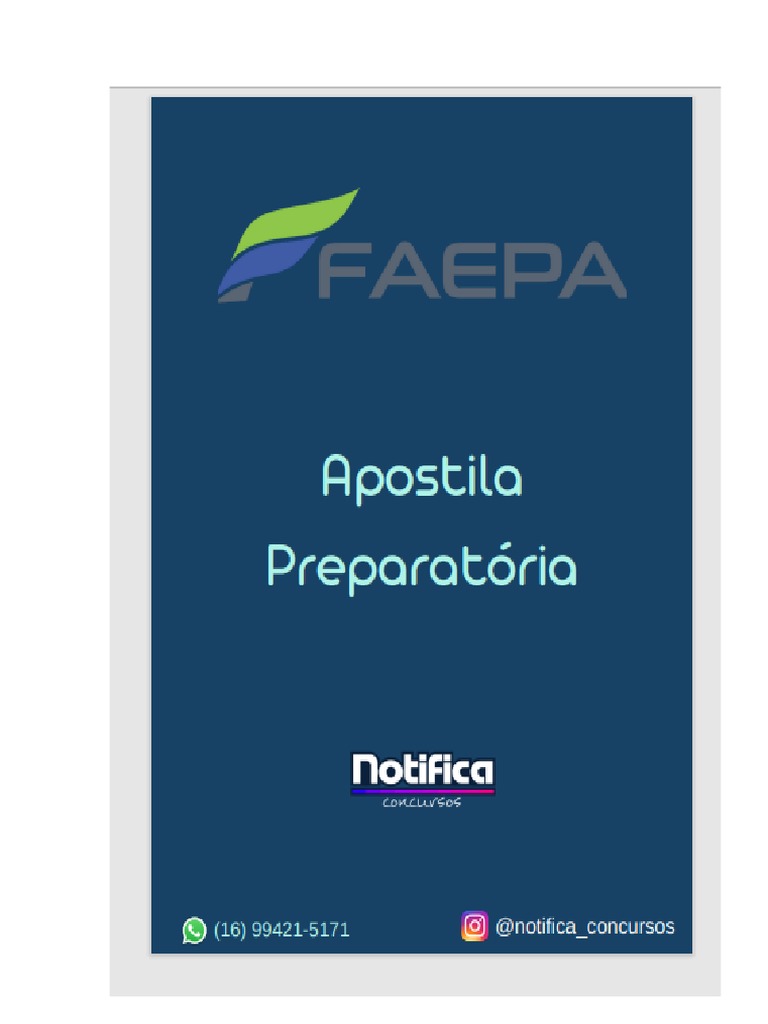 Apostila Faepa TA C Cnico MA3dulo 1 1 | PDF