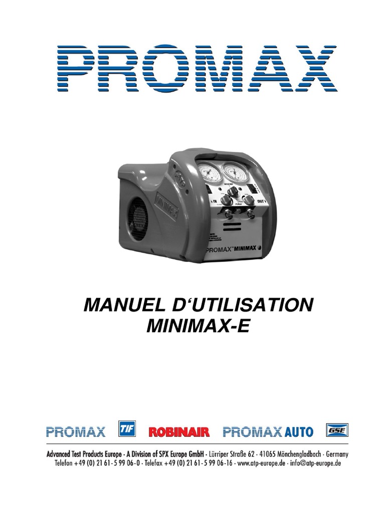 PROMAX Minimax-E | PDF