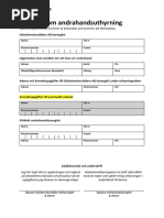 Hyreskontrakt INNEBOENDE PDF | PDF