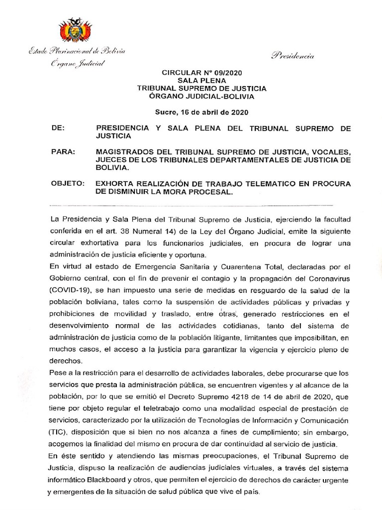 Circular 09 2020 | PDF