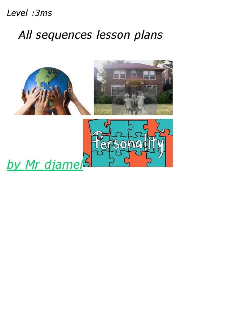 3ms All Sequences Lesson Plans Worksheets Tutorial Sessions | PDF ...