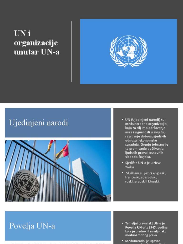 UN Prezentacija | PDF