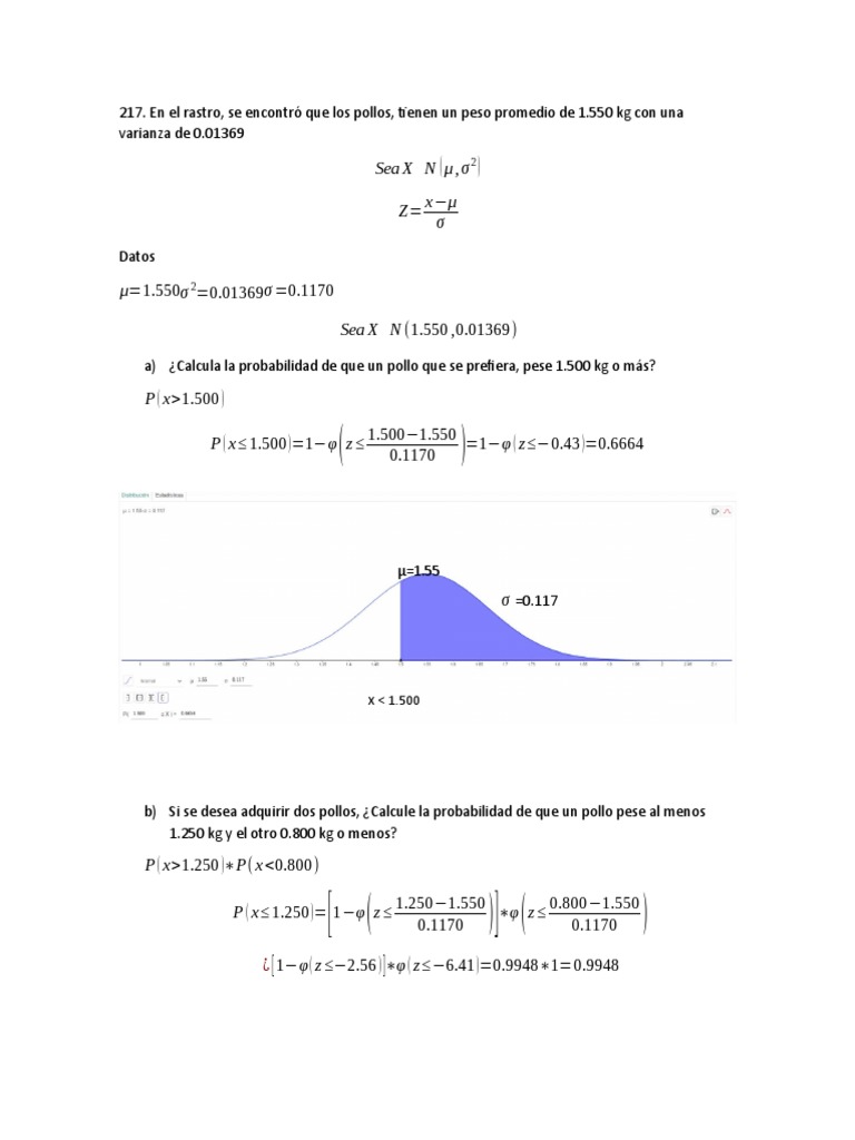 Distribucion Normal | PDF | Distribución normal | Desviación Estándar