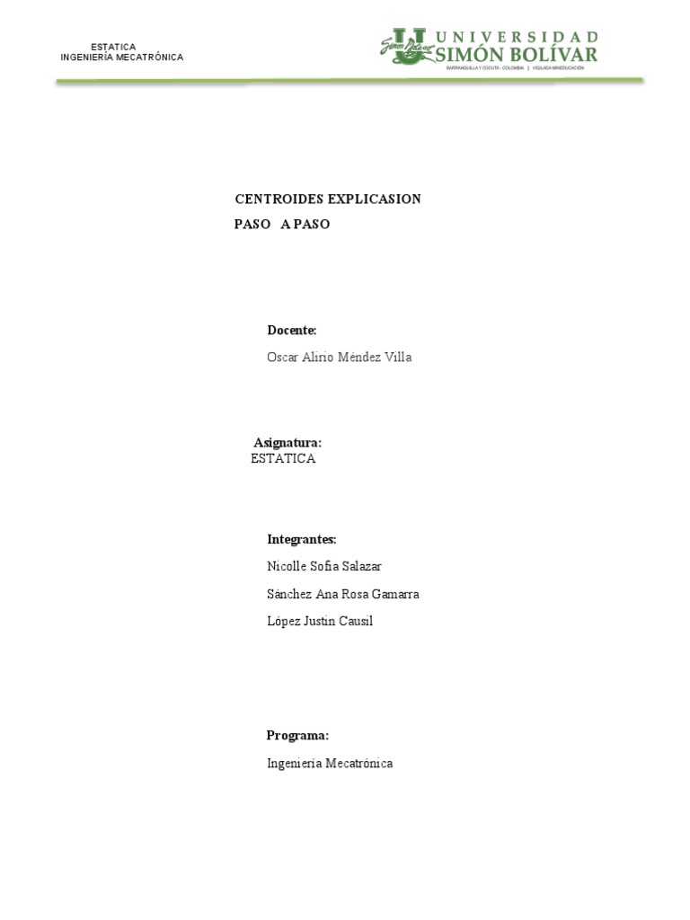 Estatica Final | PDF