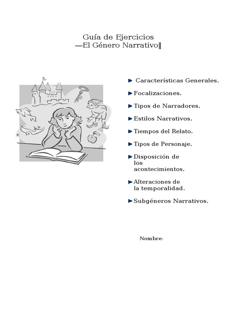 Ejercicios Narrativa | PDF | Narración | Cuentos