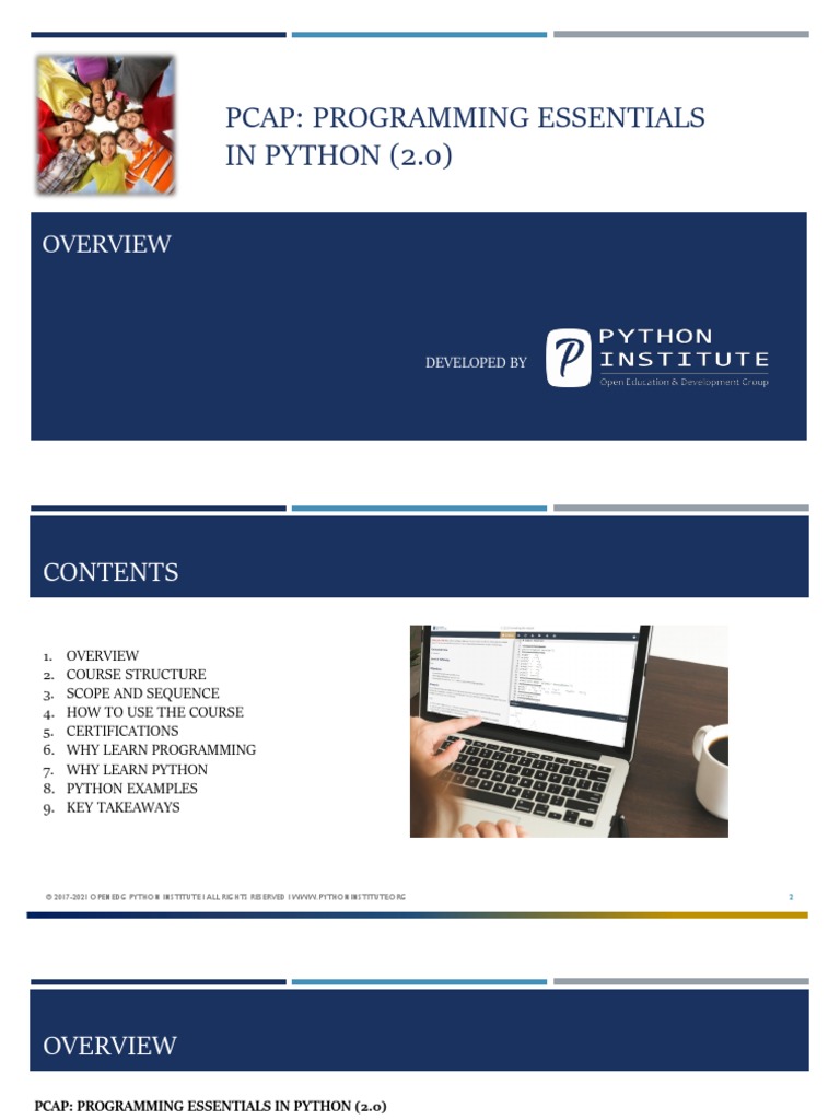 Python Programming Essentials Course | PDF | Computers | Technology ...