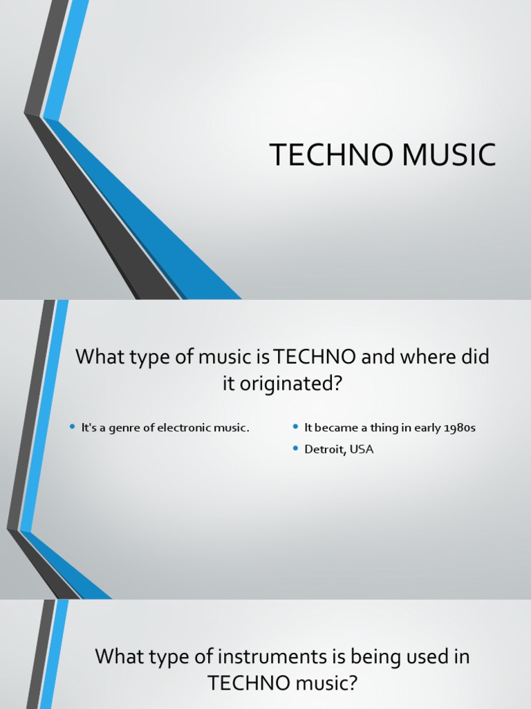 Overview of Techno Music Genre | PDF | Home & Garden | Art