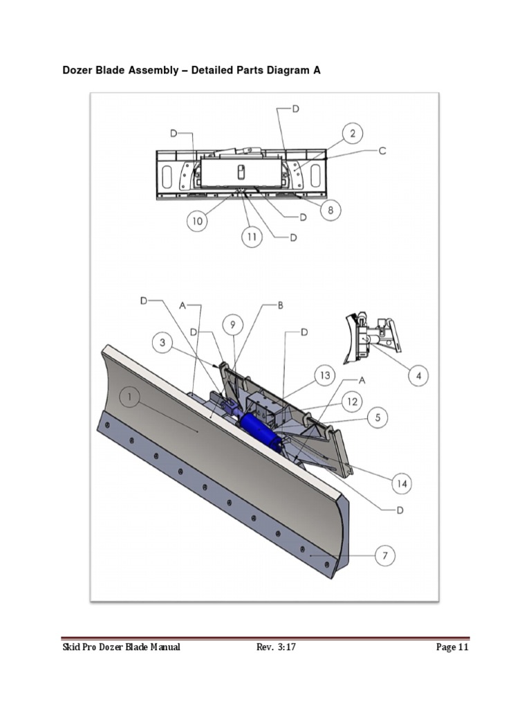 Skid Pro Dozer Blade Wiring & Parts Guide | PDF | Mechanical ...