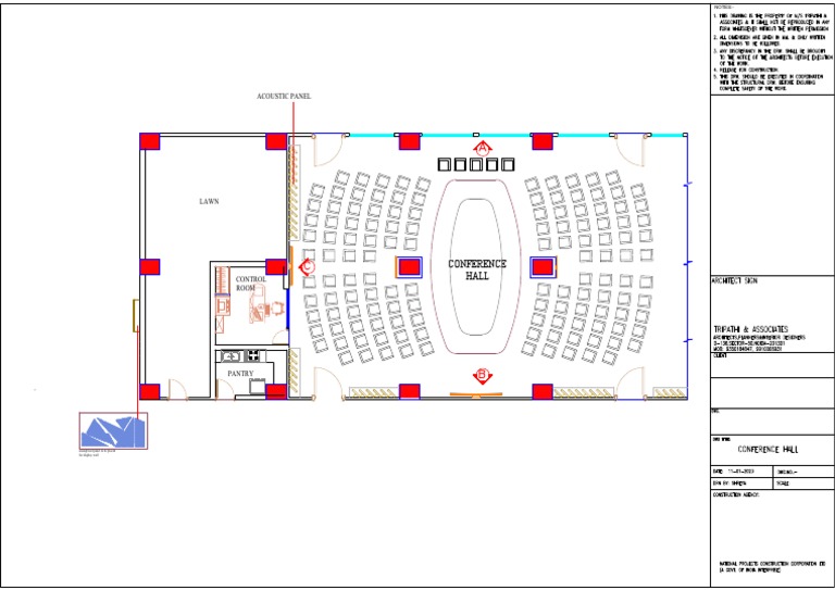 Conference Hall Plan | PDF