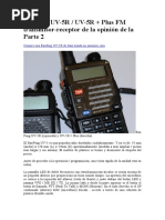 Programar Baofeng Uv5r | PDF | Radio | Frecuencia ultra alta