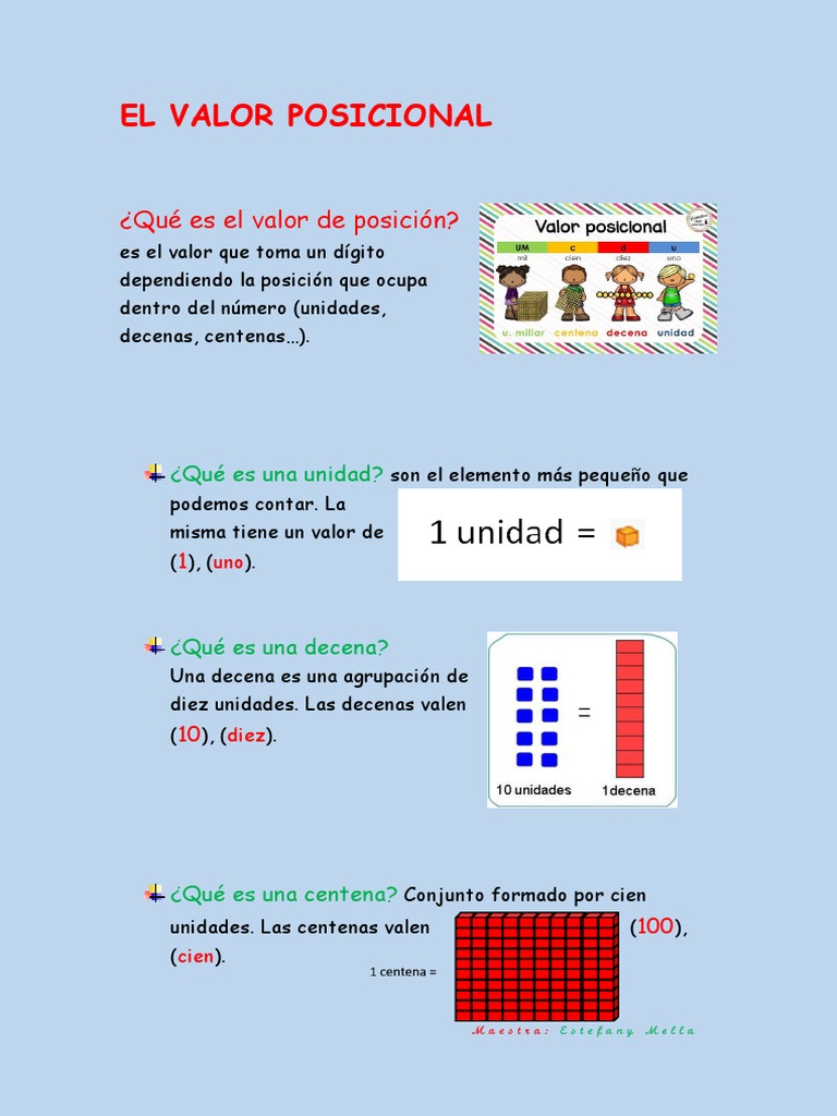 Valor Posicional para Niños de Primaria | PDF | Artes del Lenguaje y ...