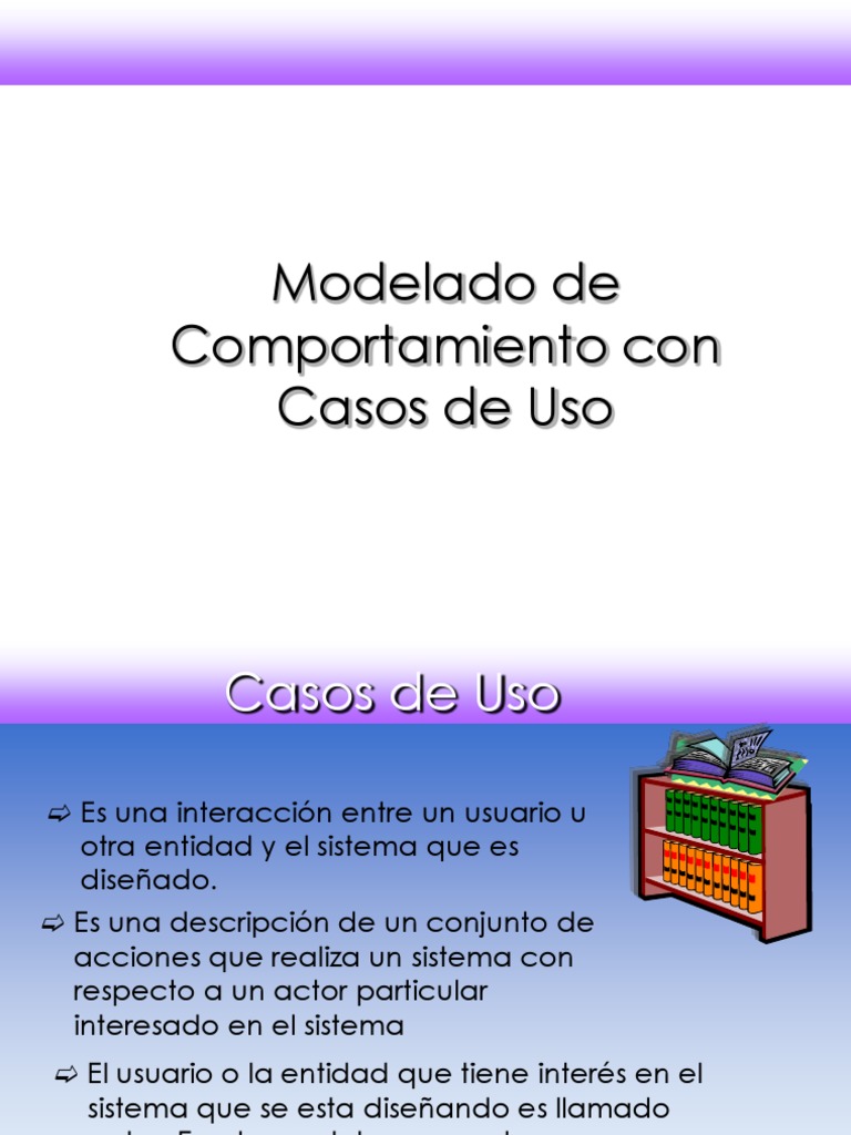 Modelado de Comportamiento Con Casos de Usos | PDF | Negocios